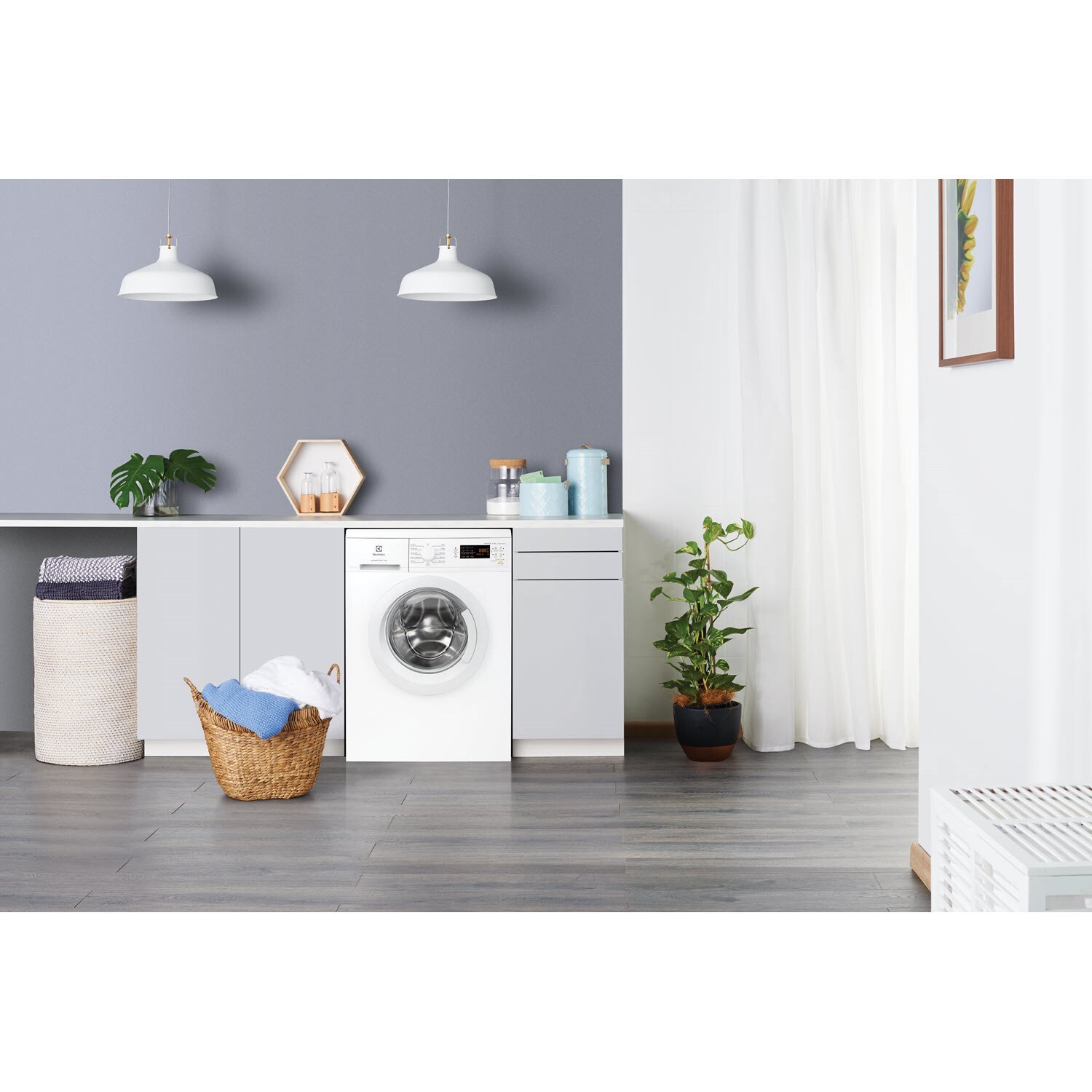 8kg front load washing machine - EWF8025DGWA
